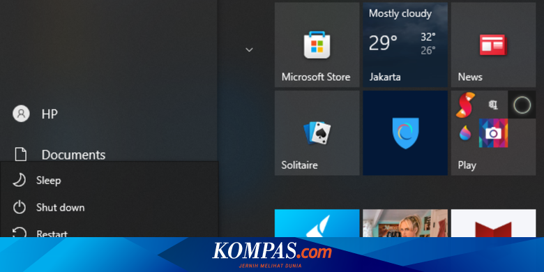 Fungsi Tombol Shutdown Pada Sistem Operasi Windows