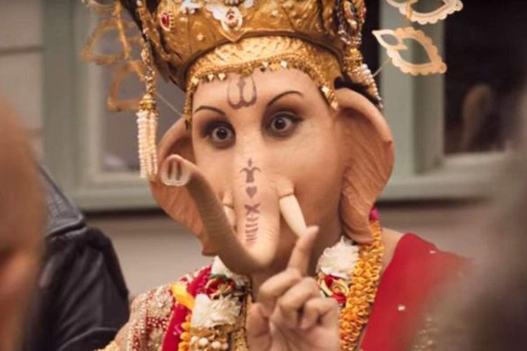 Foto : Iklan Kontroversial Ganesha Santap Daging, Picu Kemarahan Warga ...