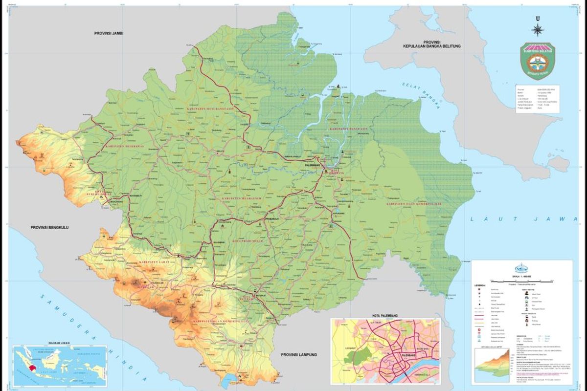 Daftar Kabupaten dan Kota di Provinsi Sumatera Selatan