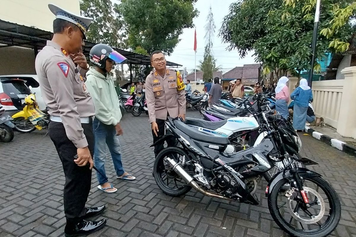 Marak Geng Motor di Tasikmalaya, Knalpot Bising Jadi Sasaran Razia