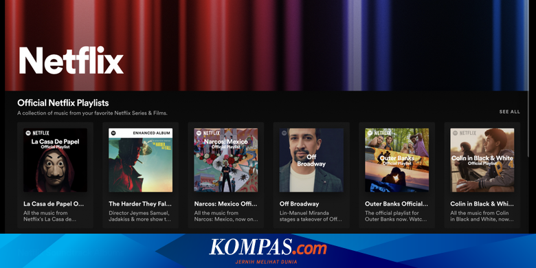 Spotify Bikin Halaman Khusus Netflix, Cari Soundtrack Film Jadi Lebih Cepat