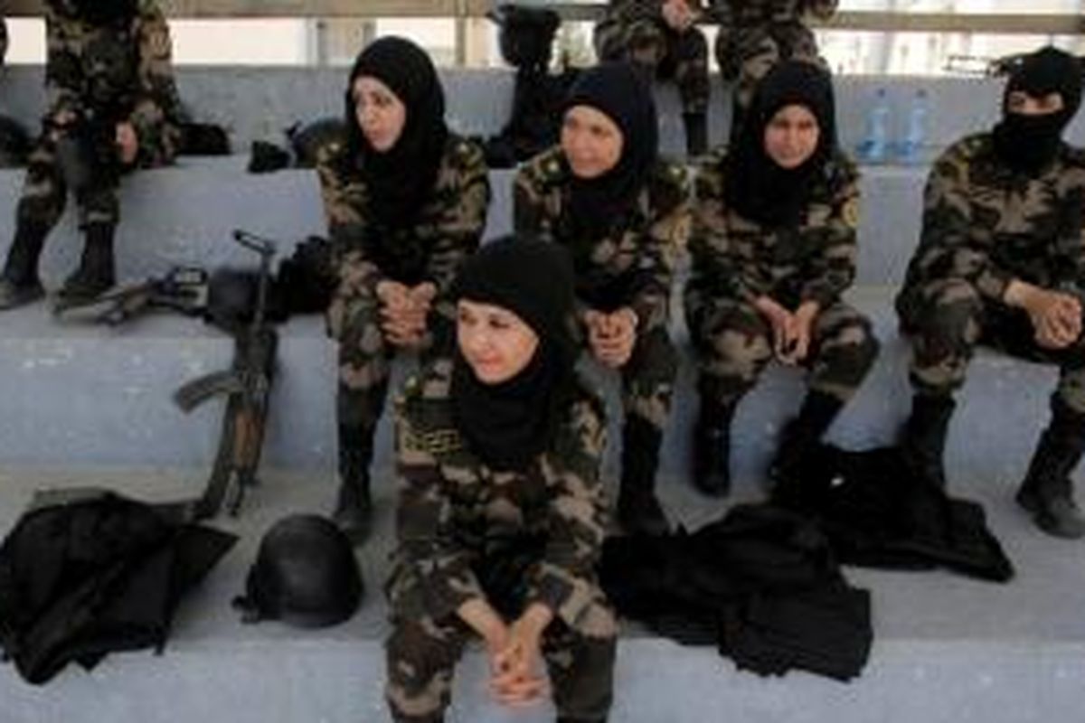 Hebat! Palestina Punya Pasukan Komando Perempuan