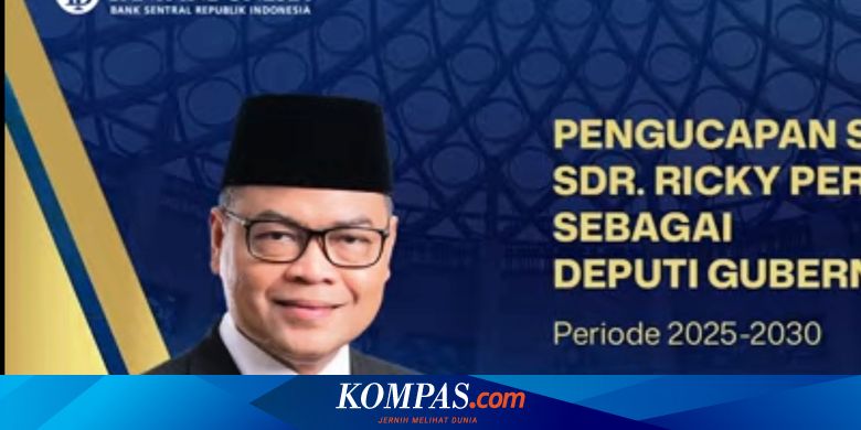 Ricky Perdana Gozali Resmi Jabat Deputi Gubernur BI, Ini 5 Hal Seputar ...