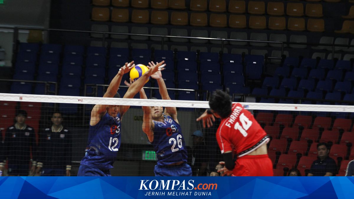 Hasil Timnas Voli Indonesia Vs Thailand, Rekor Buruk Terus Berlanjut