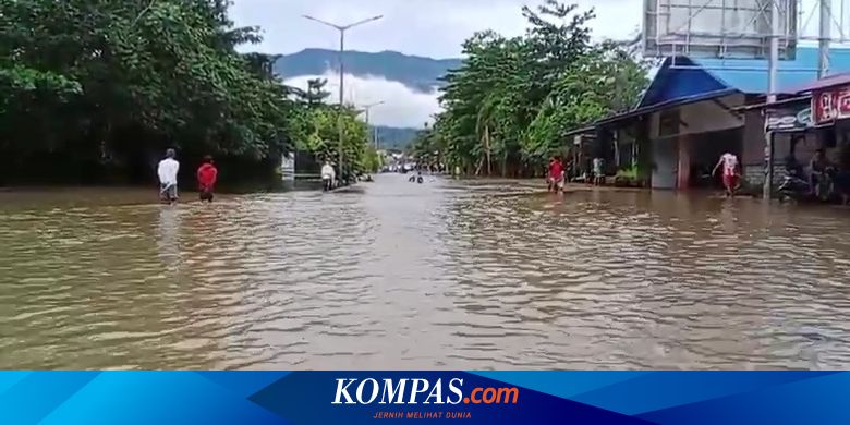 Banjir Lumpuhkan Kota Labuha, Bupati Minta Perhatian Pemprov dan Pusat