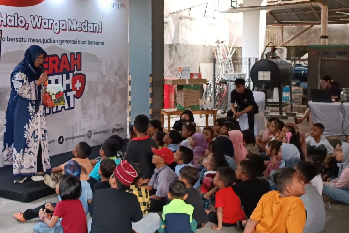 Program ASIK Kompas TV di Medan, Ajak Ibu dan Anak Cek Kesehatan serta ...