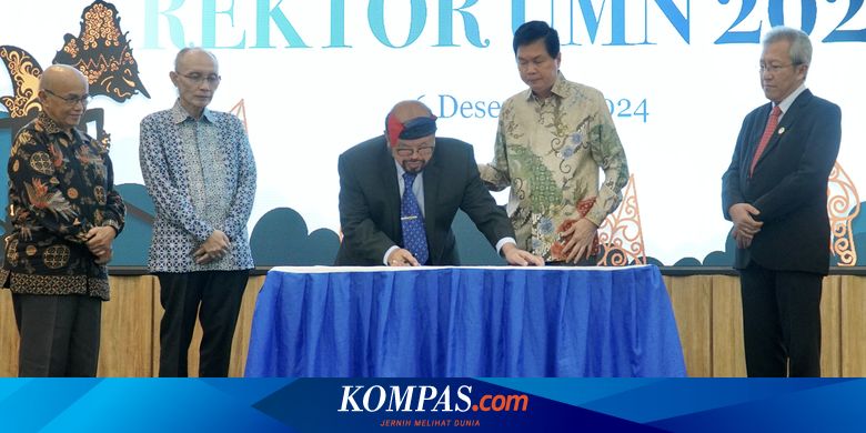 Andrey Andoko Resmi Jadi Rektor Baru UMN, Ninok Leksono Masuki Masa Pensiun