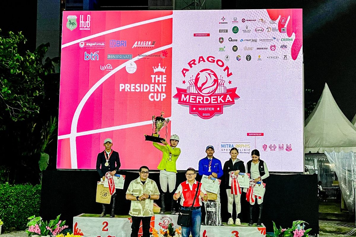 Kejuaraan Berkuda Piala Presiden 2025, Nusrtdinov Zayan Tampil Apik ...