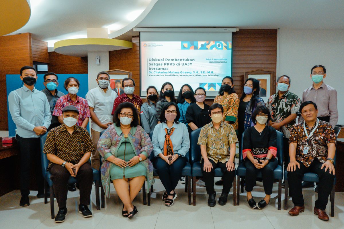 Wujudkan Kampus Tanpa Kekerasan Seksual, UAJY Bentuk Satgas PPKS