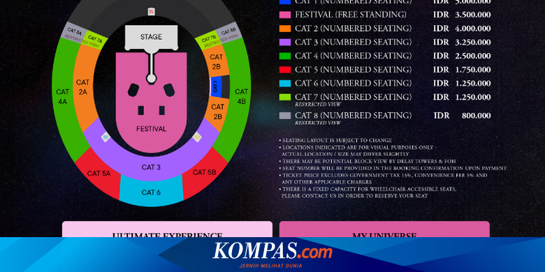 Link Tiket Konser Coldplay 19 Mei, Harga, dan Cara Belinya di Situs ...