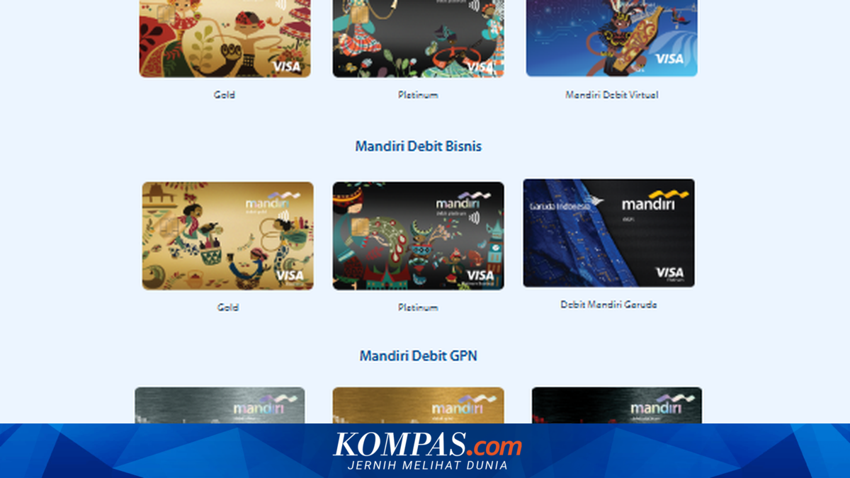 Daftar Biaya Admin Mandiri Per Bulan Sesuai Jenis Kartu