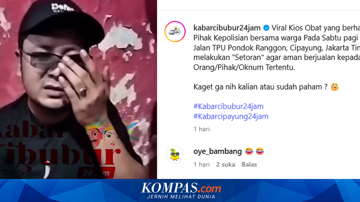 Oknum Polres Jaktim Terima Setoran dari Toko Obat Terlarang
