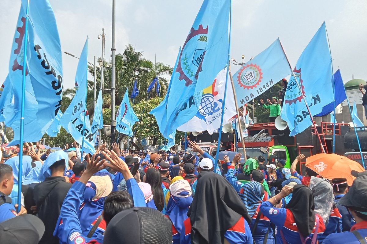 Polisi Antisipasi Penyusup di Demo Buruh