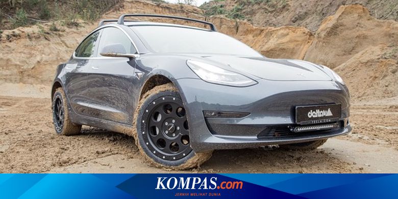 Begini kalau Tesla Model 3 Bermain Off-road