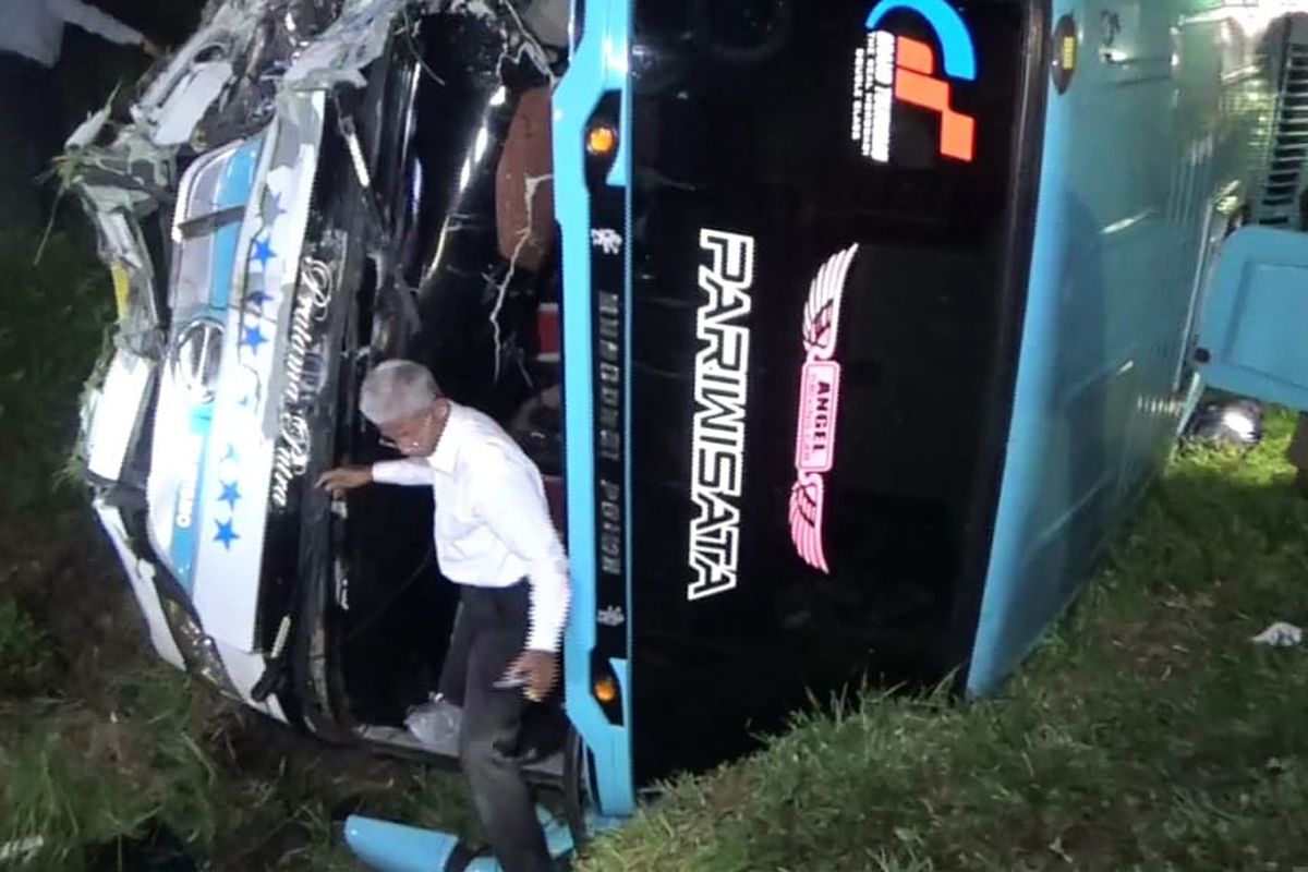 Kecelakaan Bus "Study Tour" SMAN 1 Sidoarjo, Penumpang Luka Sudah Dipulangkan