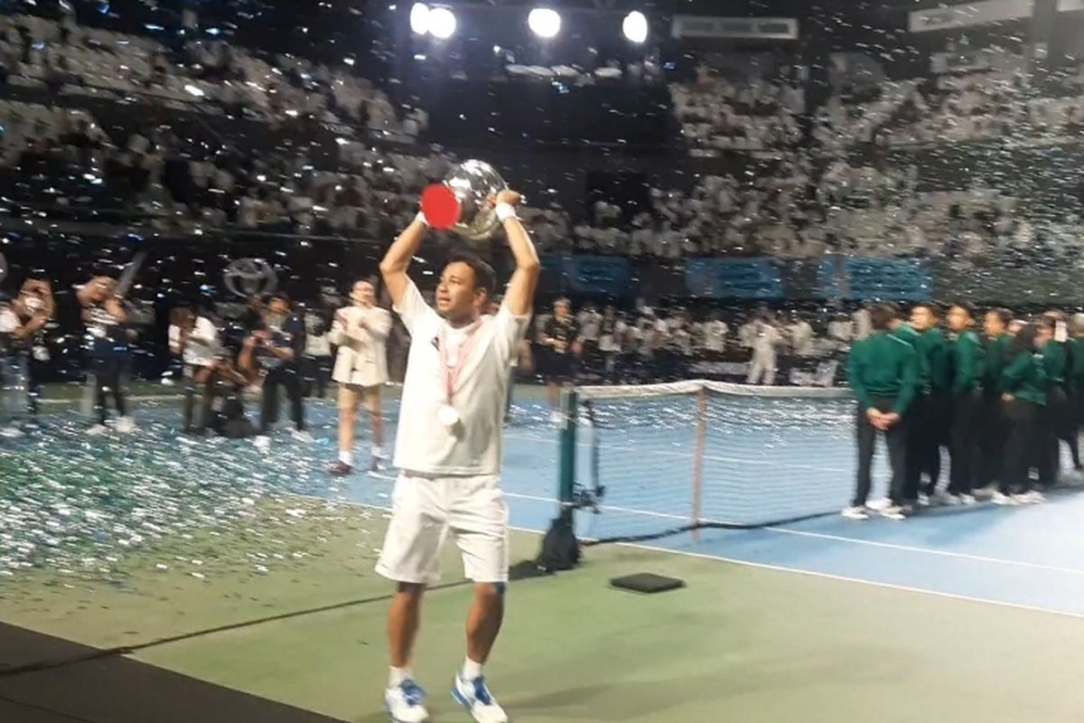 Jadi Pemenang Tiba Tiba Tenis, Raffi Ahmad: Kemenangan Ini Milik Kita ...