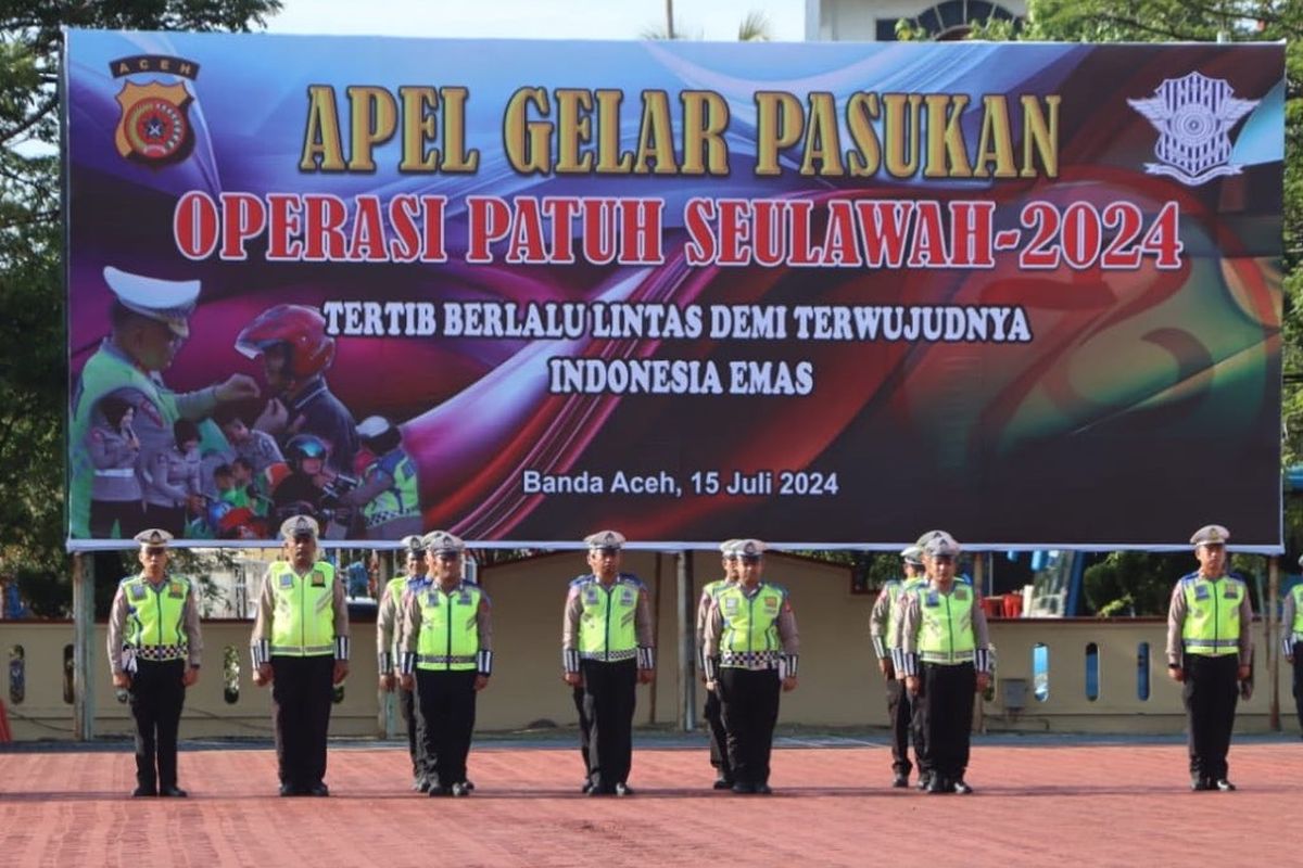 Polda Aceh Gelar Operasi Patuh Seulawah 2024 dengan Sederet Target