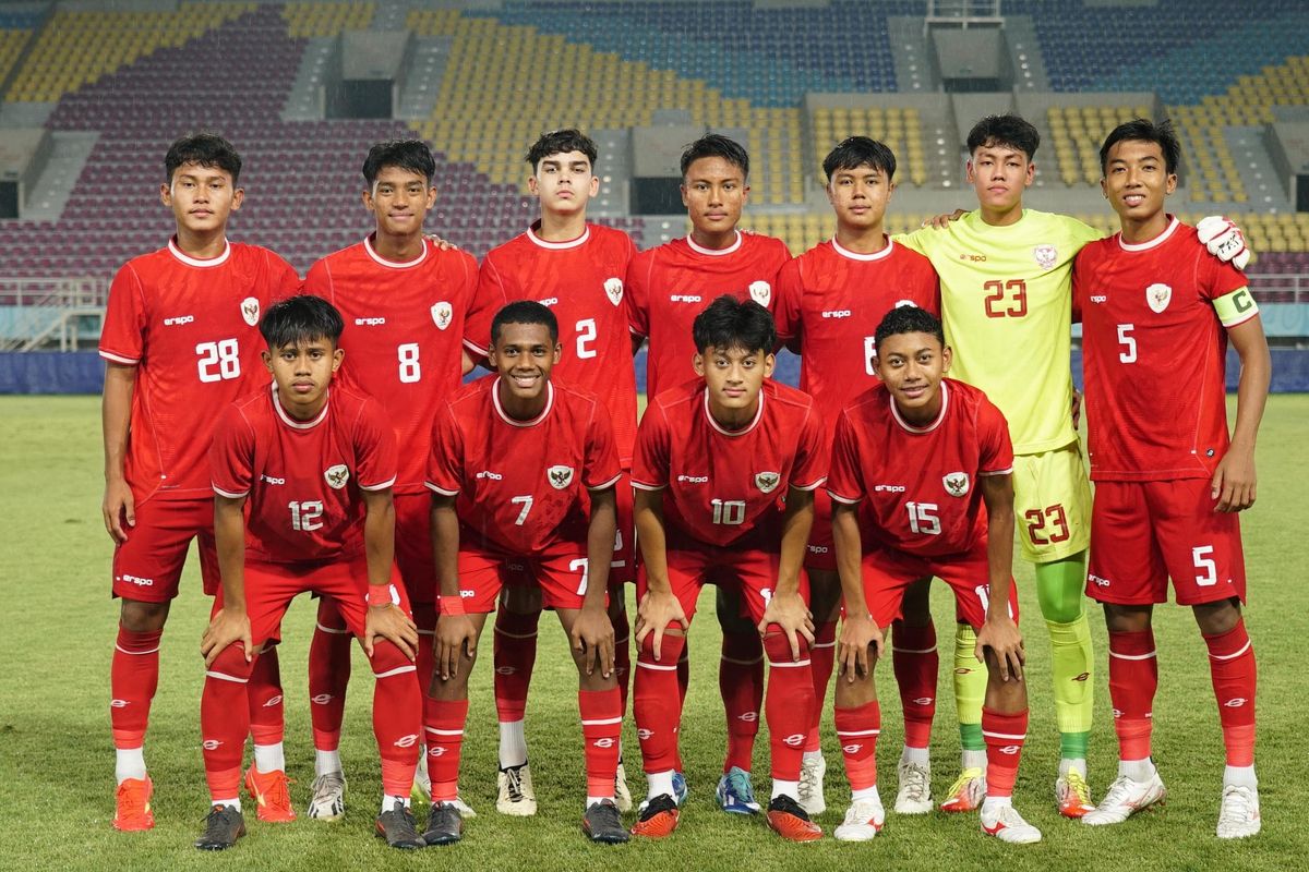 Indonesia Vs Singapura di Piala AFF U16 2024 Malam Ini Pukul Berapa?