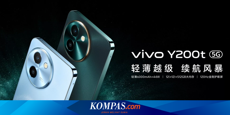 HP Vivo Y200T dan Y200 GT Meluncur dengan Baterai Jumbo 6.000 mAh