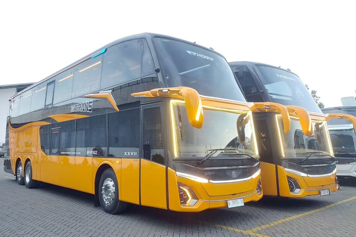 PO 27 Trans Rilis Bus Tingkat Baru, Ada 3 Pilihan Kelas