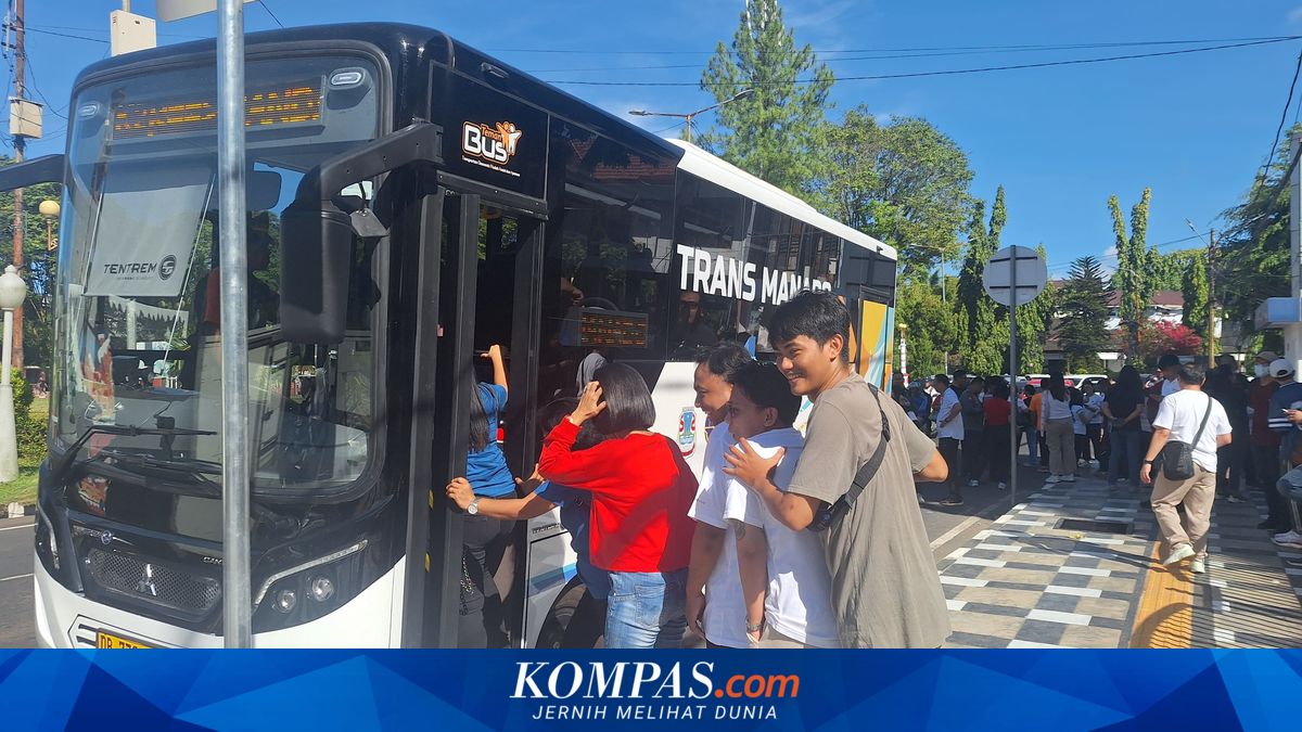 Bus Trans Manado Resmi Beroperasi, Gratis Selama Tiga Bulan