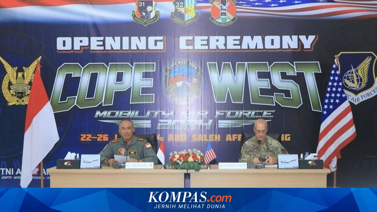 Hercules TNI AU dan Angkatan Udara AS Latihan Formasi dalam Cope West 2024