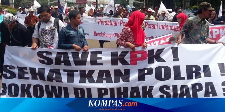 "Save KPK! Sehatkan Polri! Jokowi di Pihak Siapa?" Halaman all - Kompas.com