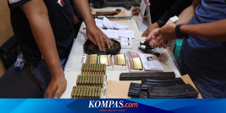 Polisi Gerebek Rumah Pelaku Pembuatan Senjata Rakitan Dan Amunisi Di