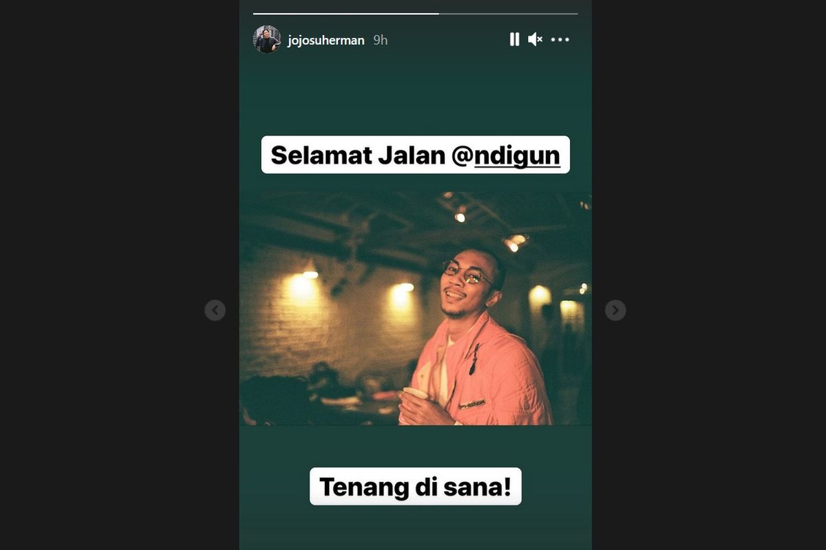 Duka Joshua Suherman atas Kepergian Andi Gunawan