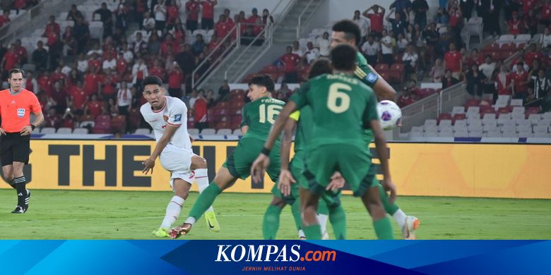 LIVE Indonesia Vs Arab Saudi, Gol Marselino Bawa Garuda Unggul 1-0