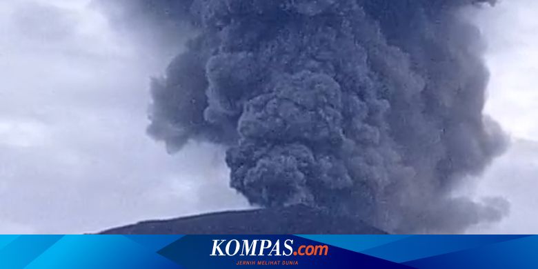 Gunung Marapi Meletus Lagi, Lontarkan Abu Vulkanik Setinggi 1 Kilometer