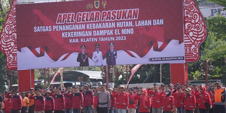 Mitigasi El Nino, Pemkab Klaten Gelar Apel Siaga