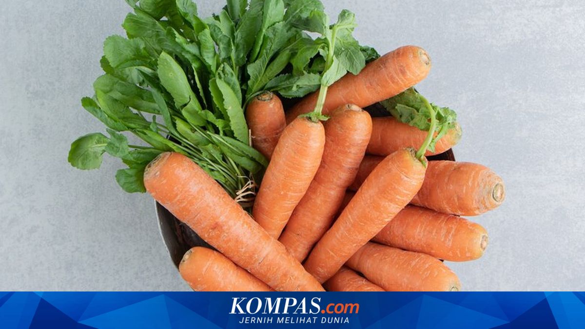 Wortel Mini Bisa Jadi Camilan Sumber Antioksidan