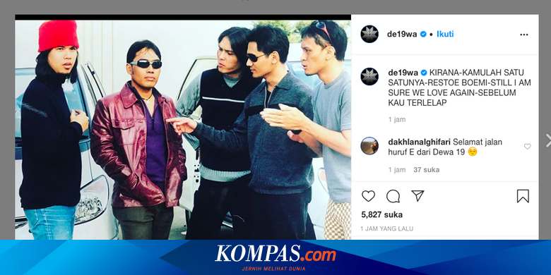 Eks Basis Dewa 19, Erwin Prasetya, Meninggal Dunia karena Pendarahan ...