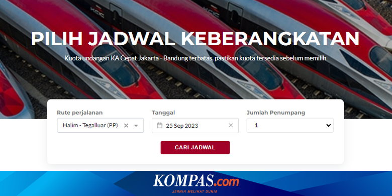 Mulai Hari Ini, Simak Cara Daftar Uji Coba Gratis Tahap 2 Kereta Cepat Jakarta-Bandung