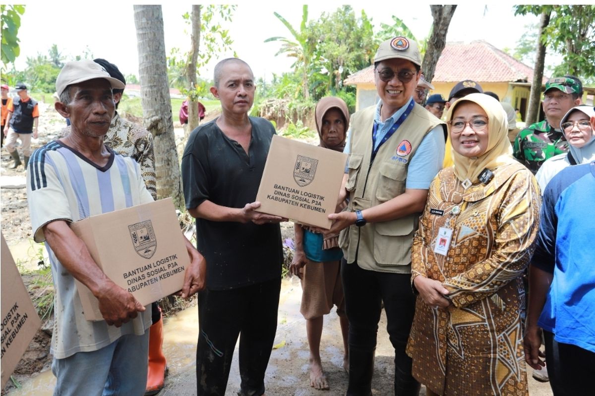BNPB Salurkan Rp 200 Juta untuk Penanganan Darurat Banjir Kebumen