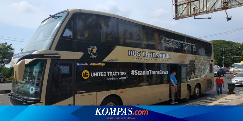 Perdana, Bus Trans Jawa Beroperasi untuk Rute Jakarta-Semarang-Solo