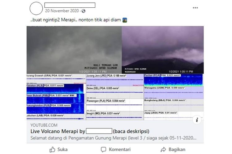 Titik Api Diam Disebut Terlihat di Gunung Merapi, Ini Penjelasan BPPTKG