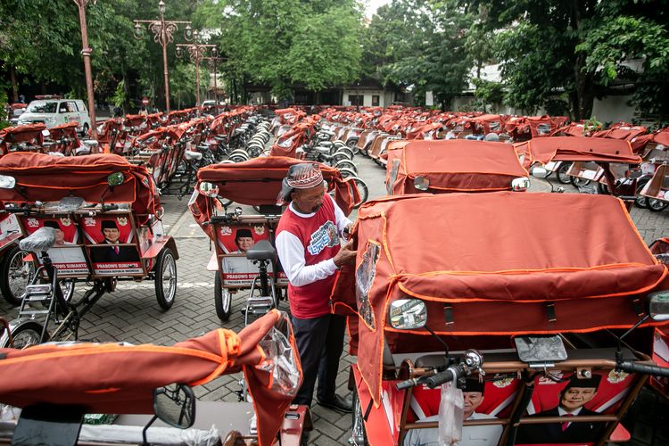 BERITA FOTO: Penampakan Becak Listrik Bantuan Presiden Prabowo