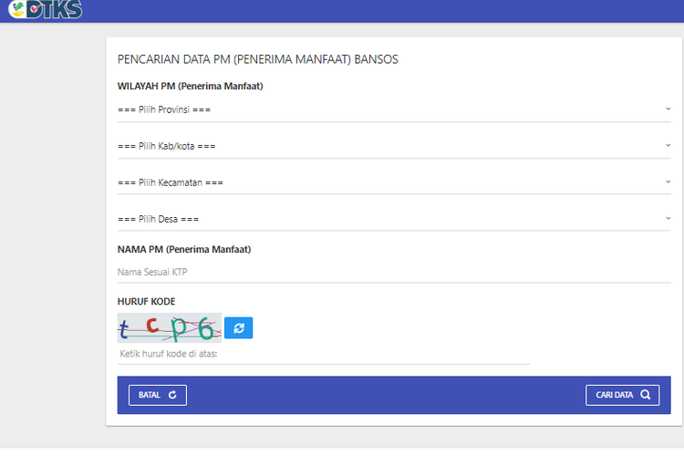 Bagaimana Cara Cek Penerima Bansos dengan NIK?