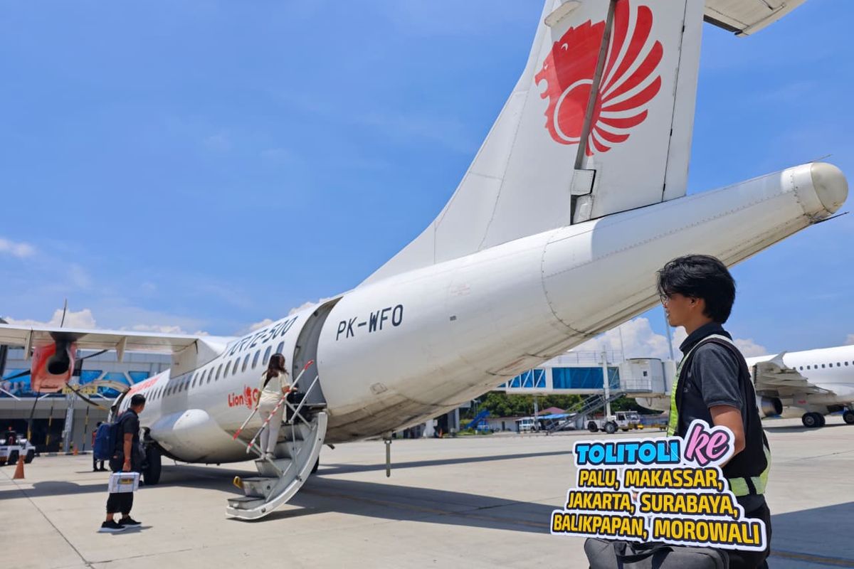 Bandara Sultan Bantilan Hidup Lagi, Wings Air Hubungkan Tolitoli ke ...