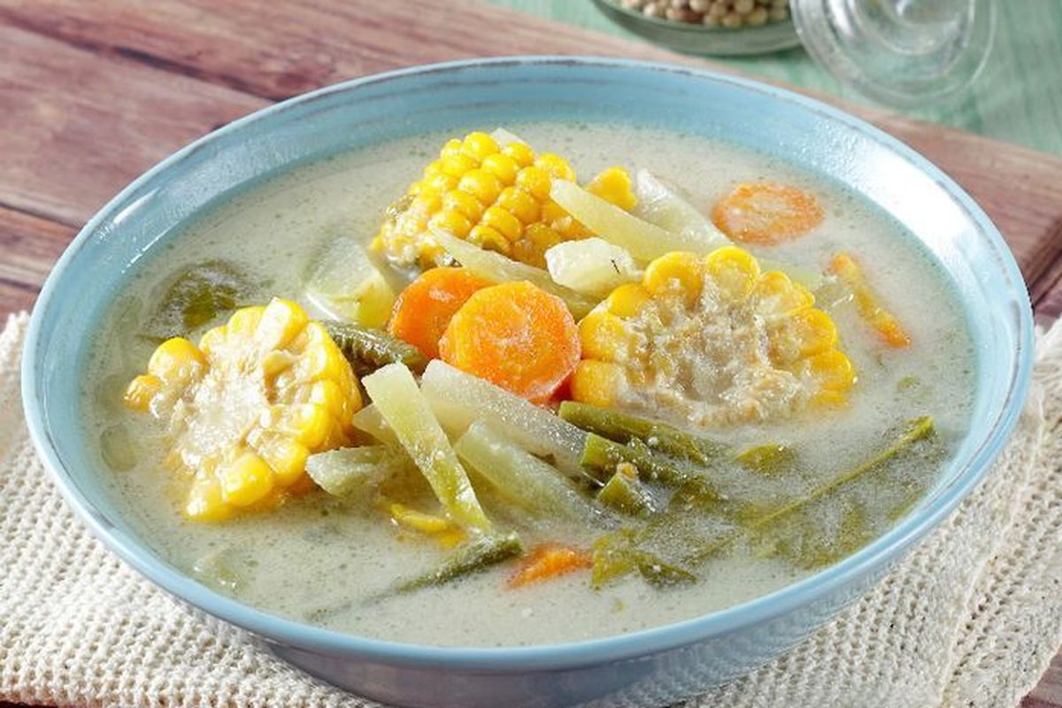 Resep Sayur Lodeh Jagung, Ide Menu Sahur Berkuah Santan