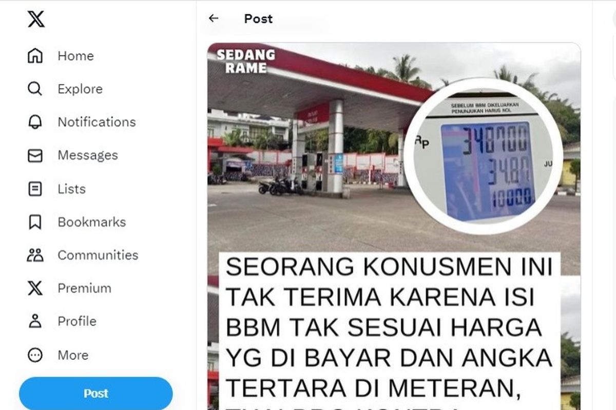 Viral, Video Petugas SPBU Tak Isi BBM Sesuai dengan yang Dibayarkan Konsumen, Ini Penjelasan ...