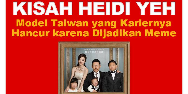 INFOGRAFIK: Kisah Heidi Yeh, Model Taiwan yang Kariernya Hancur akibat Meme
