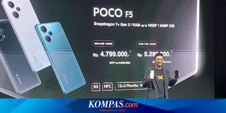 Poco F Resmi Hp Snapdragon Plus Gen Pertama Di Indonesia