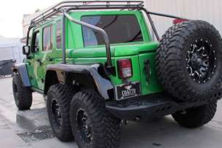 “Monster Hijau” Rubicon 6x6 dari Los Angeles