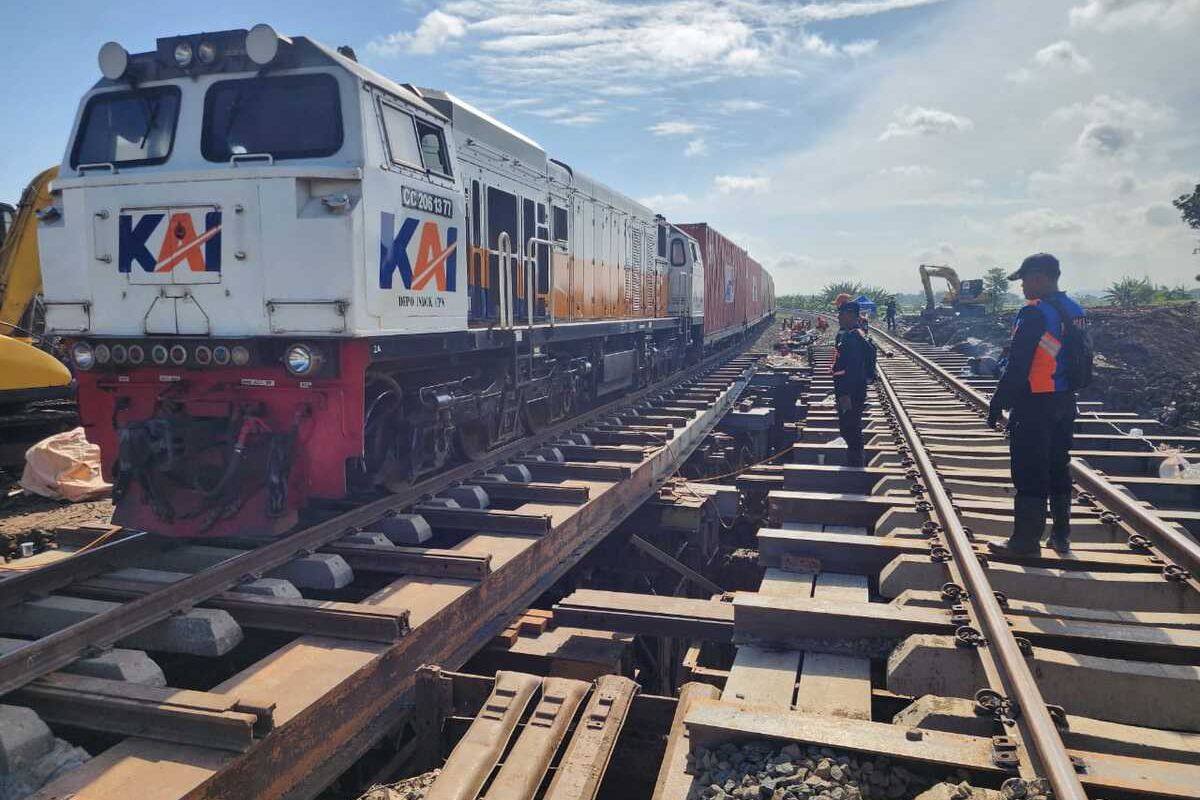 Dua Jalur Rel di Grobogan Kembali Normal, Ini Daftar Perjalanan Kereta Api