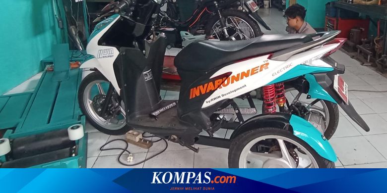 Modifikasi Vario Jadi Motor Roda 3 Listrik untuk Penyandang Disabilitas