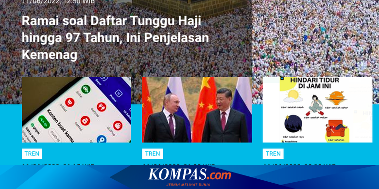 [POPULER TREN] Ramai soal Daftar Tunggu Haji Indonesia hingga 97 Tahun