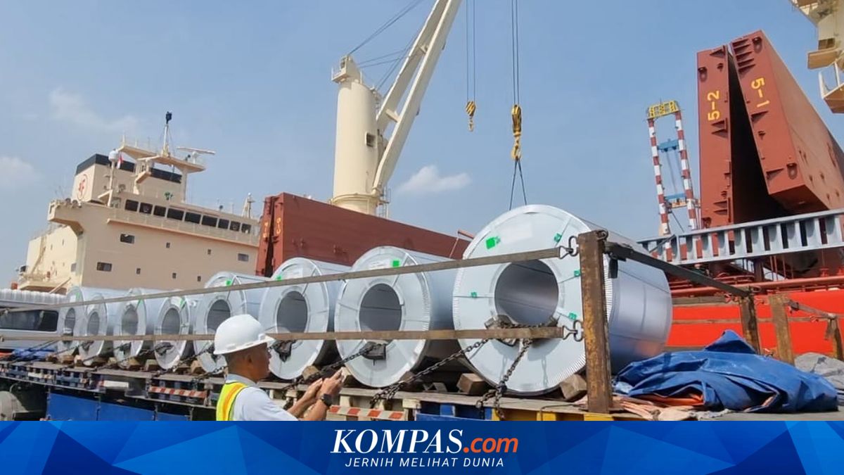 Tata Metal Lestari Ekspor 3.000 Ton Baja Lapis ke Kanada